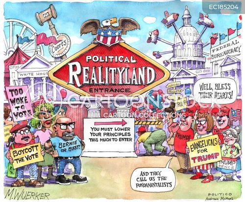 Political Entrance Cartoons and Comics - funny pictures from CartoonStock