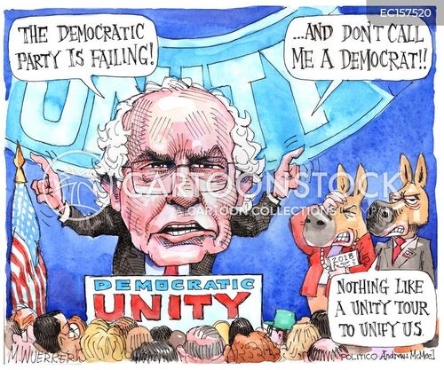 Democratic Unity Cartoons and Comics - funny pictures from CartoonStock