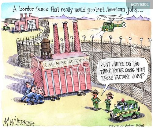 Border Patrol Agents Cartoons and Comics - funny pictures from CartoonStock