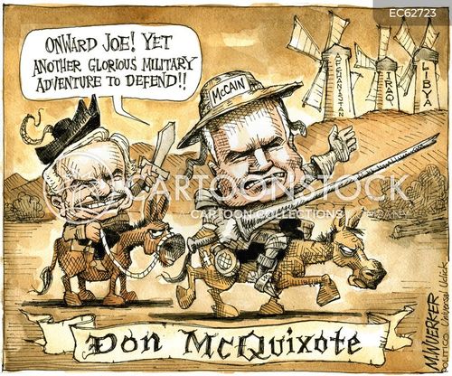 Don Quixote Cartoons and Comics - funny pictures from CartoonStock