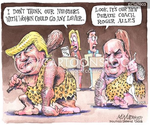 Trump As Caveman Cartoons and Comics - funny pictures from CartoonStock