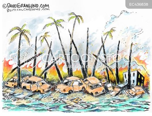 Maui Fire Cartoons and Comics - funny pictures from CartoonStock