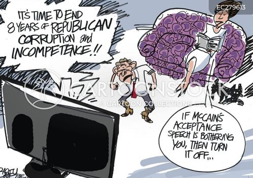 Party Convention Cartoons and Comics - funny pictures from CartoonStock