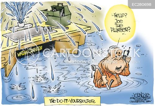 Joe The Plumber Cartoons and Comics - funny pictures from CartoonStock