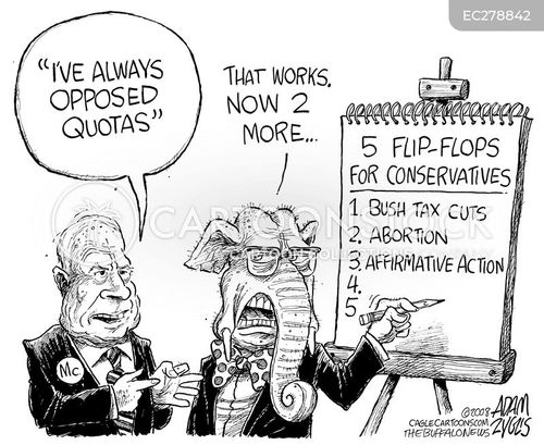 Racial Quotas Cartoons and Comics - funny pictures from CartoonStock