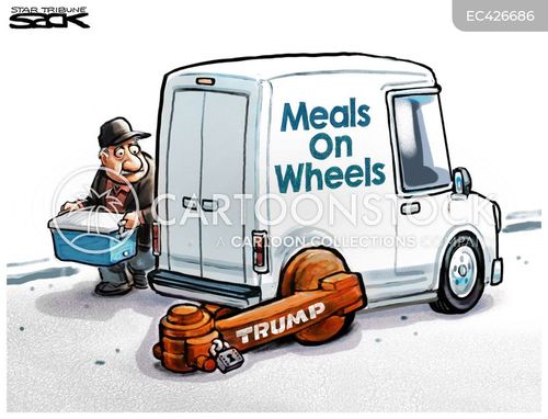 Minivan Meals Cartoons and Comics - funny pictures from CartoonStock