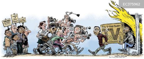 Media Agenda Cartoons and Comics - funny pictures from CartoonStock