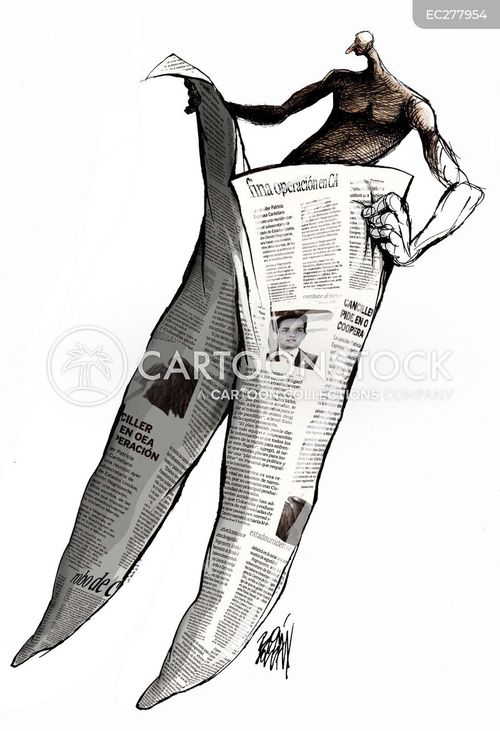 Newspaper Article Cartoons and Comics - funny pictures from CartoonStock