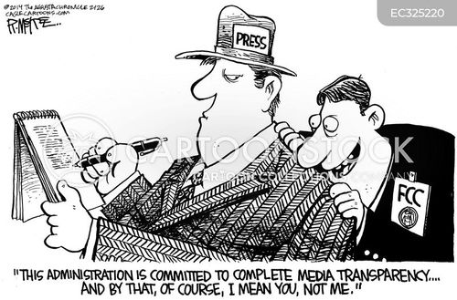 Media Transparency Cartoons and Comics - funny pictures from CartoonStock