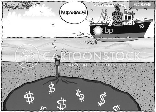 Oil Disaster Cartoons and Comics - funny pictures from CartoonStock
