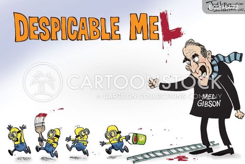 Mel Gibson Cartoons and Comics - funny pictures from CartoonStock