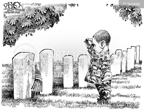 Honoring Heroes Cartoons and Comics - funny pictures from CartoonStock