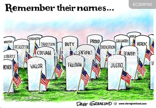 Hero's Honor Cartoons and Comics - funny pictures from CartoonStock