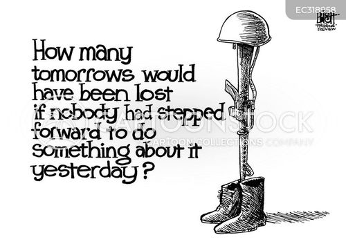 Military Prowess Cartoons and Comics - funny pictures from CartoonStock