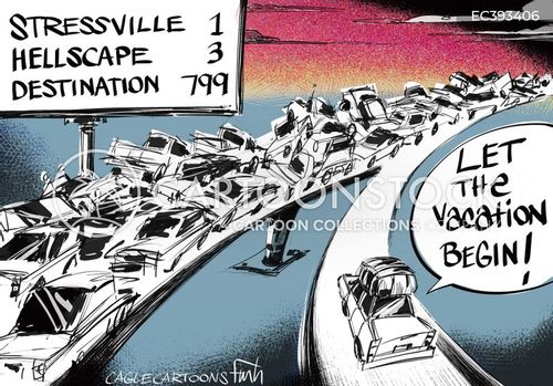 Road Travel Cartoons and Comics - funny pictures from CartoonStock
