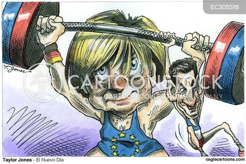 Sarkozy And Merkel Cartoons and Comics - funny pictures from CartoonStock