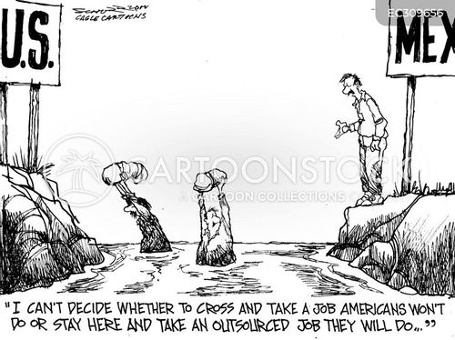 Job Outsourcing Cartoons and Comics - funny pictures from CartoonStock