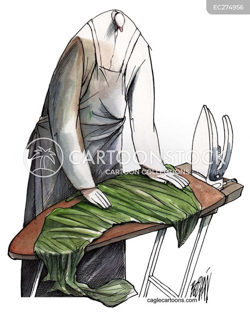 Ironing Cartoons and Comics - funny pictures from CartoonStock