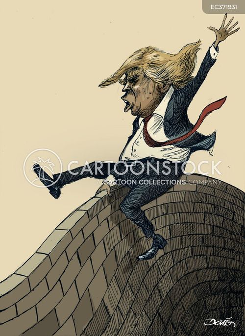 Crossing The Border Cartoons and Comics - funny pictures from CartoonStock