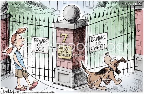 Michael Vick Cartoons and Comics - funny pictures from CartoonStock