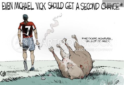 Michael Vick Cartoons and Comics - funny pictures from CartoonStock