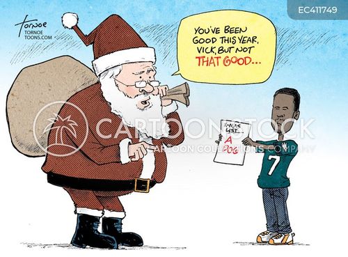Michael Vick Cartoons and Comics - funny pictures from CartoonStock