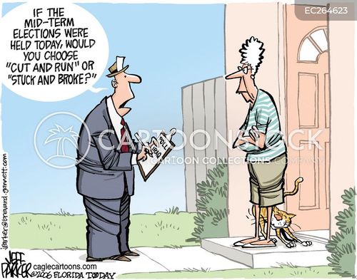 Mid-term Polls Cartoons and Comics - funny pictures from CartoonStock