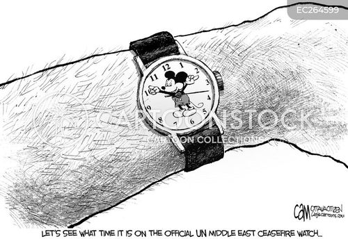 Operation Cease-fire Cartoons and Comics - funny pictures from CartoonStock