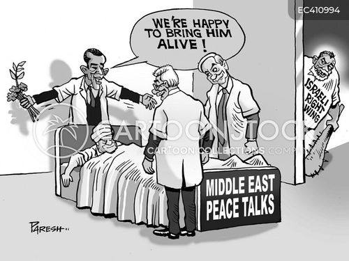 Mideast Summit Cartoons and Comics - funny pictures from CartoonStock