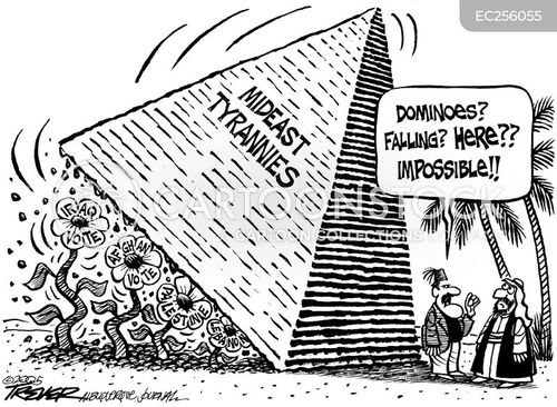 Fallen Regime Cartoons and Comics - funny pictures from CartoonStock