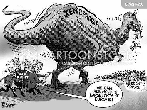 Xenophobia Cartoons and Comics - funny pictures from CartoonStock
