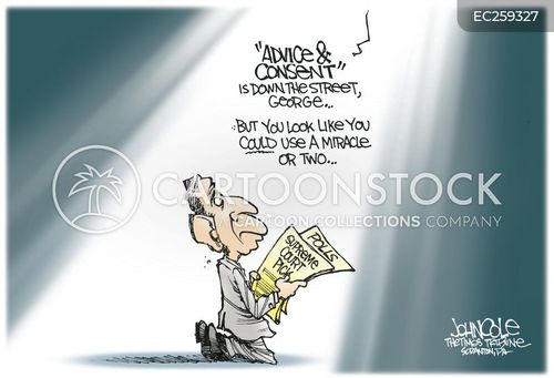 Nominee Confirmation Cartoons and Comics - funny pictures from CartoonStock