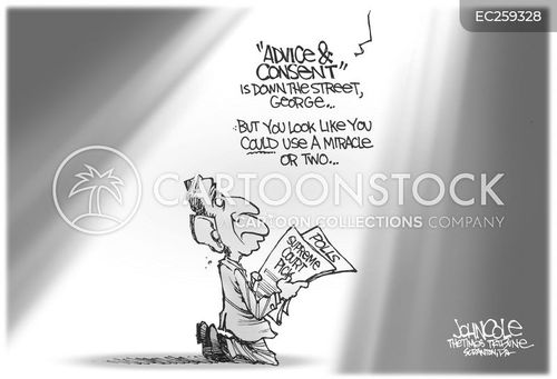 Nominee Confirmation Cartoons and Comics - funny pictures from CartoonStock