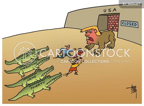 Refuge Cartoons and Comics - funny pictures from CartoonStock