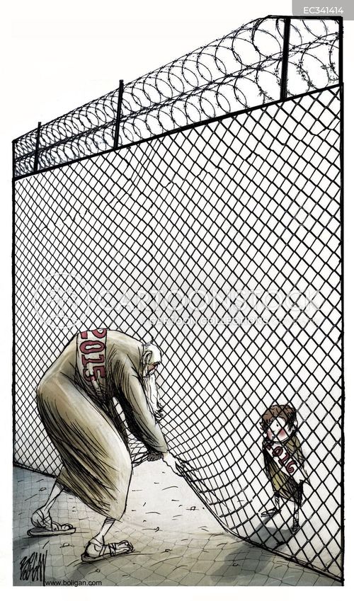 Crossing Borders Cartoons and Comics - funny pictures from CartoonStock