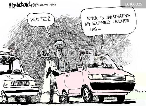 Expired License Cartoons and Comics - funny pictures from CartoonStock