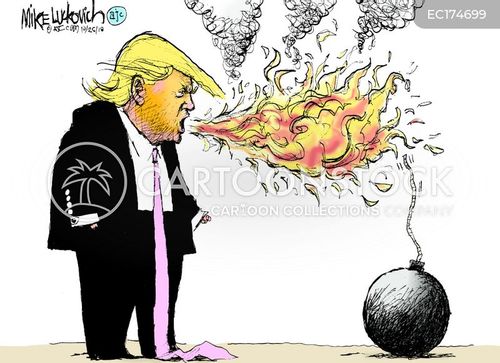 Explosive Rhetoric Cartoons and Comics - funny pictures from CartoonStock