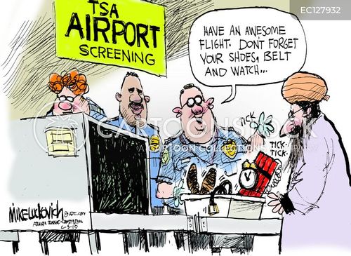 Airport Tips Cartoons and Comics - funny pictures from CartoonStock