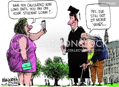 Debt Longevity Cartoons and Comics - funny pictures from CartoonStock