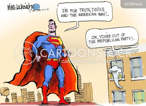 Superhero Leadership Cartoons and Comics - funny pictures from CartoonStock
