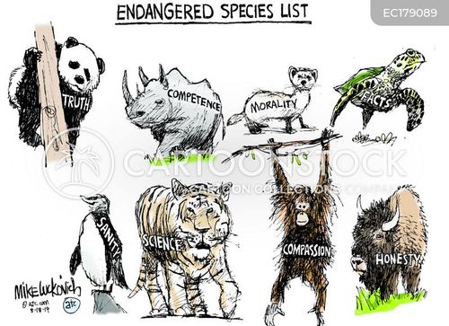 Endangered Species Cartoons and Comics - funny pictures from CartoonStock
