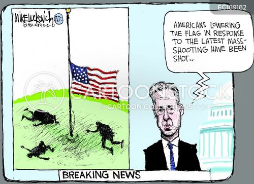 Shooting Response Cartoons and Comics - funny pictures from CartoonStock