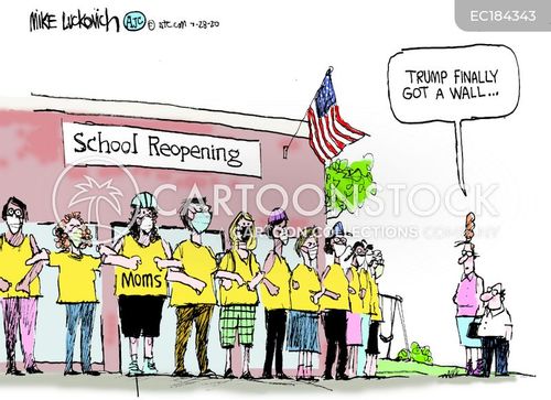 Border Wall Protest Cartoons and Comics - funny pictures from CartoonStock