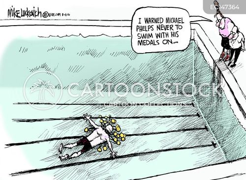 Pool Olympics Cartoons and Comics - funny pictures from CartoonStock