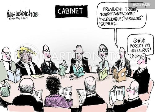 President's Cabinet Cartoons and Comics - funny pictures from CartoonStock
