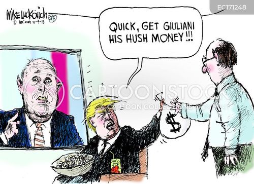 Hush Payment Cartoons and Comics - funny pictures from CartoonStock