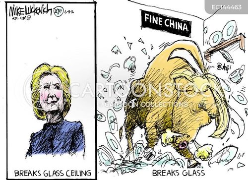 Breaking The Glass Ceiling Cartoons and Comics - funny pictures from ...