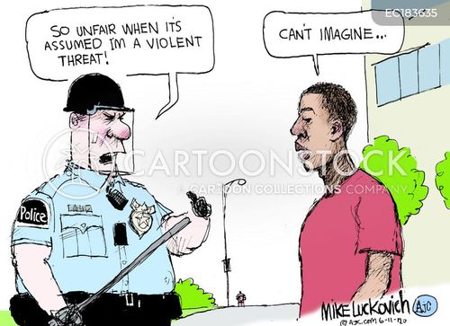 Violent Threats Cartoons and Comics - funny pictures from CartoonStock