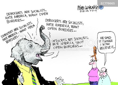 Open Borders Cartoons and Comics - funny pictures from CartoonStock