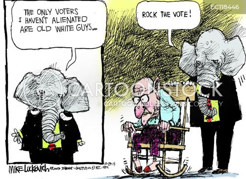 Elderly Voter Cartoons and Comics - funny pictures from CartoonStock